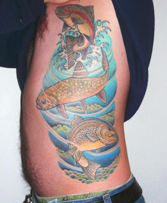 30 Tattoos for Die-Hard Fishermen - Wide Open Spaces