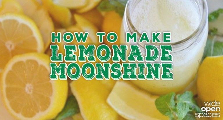 Homemade Lemonade Moonshine for Those Hot Summer Days - Wide Open Spaces