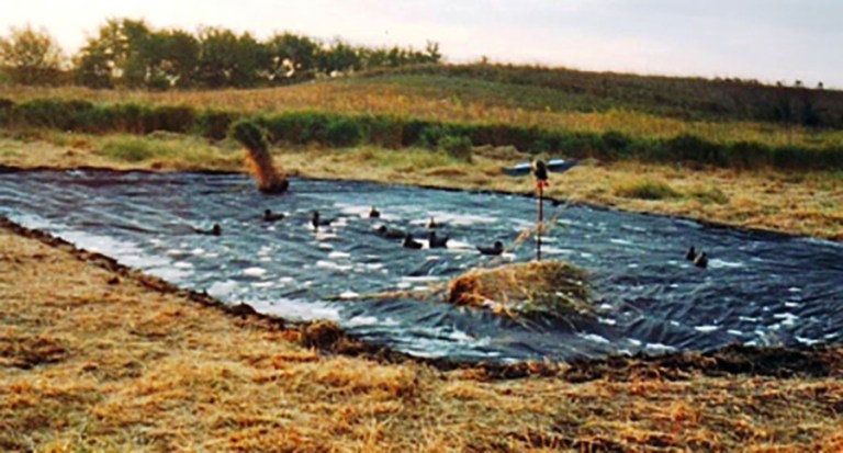 The Perfect DIY Duck Hunting Decoy Pond - Wide Open Spaces