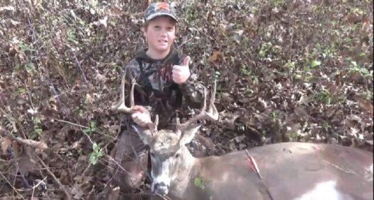 Youngster Arrows Handsome 11-Point Whitetail Buck