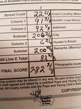 Iowa Archery Whitetail Buck to Be Certified New State Record