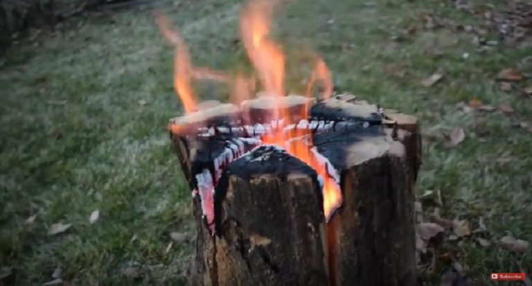 Making a Traditional Swedish Fire Torch is Easy, and It'll Burn for Hours