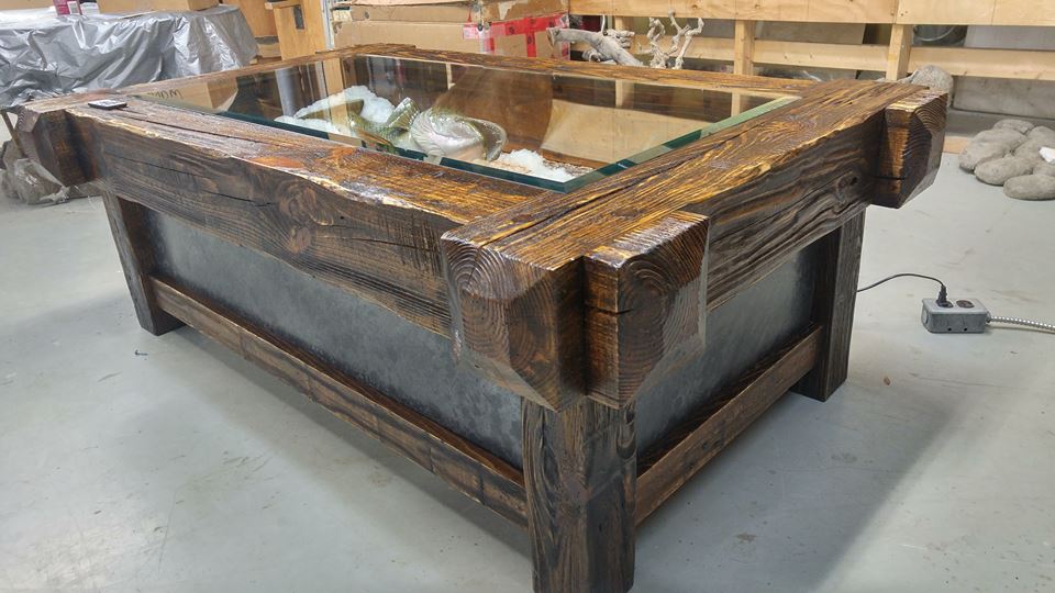 This Ice Fishing-Themed Taxidermy Table is Insanely Awesome