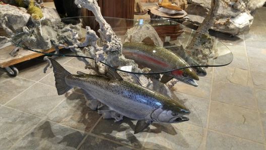 Here's Another Awesome Fish Taxidermy Table You'll Want in Your House