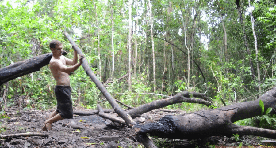 Primitive Technology: Moving Heavy Timber and Planting Cassava - Wide ...
