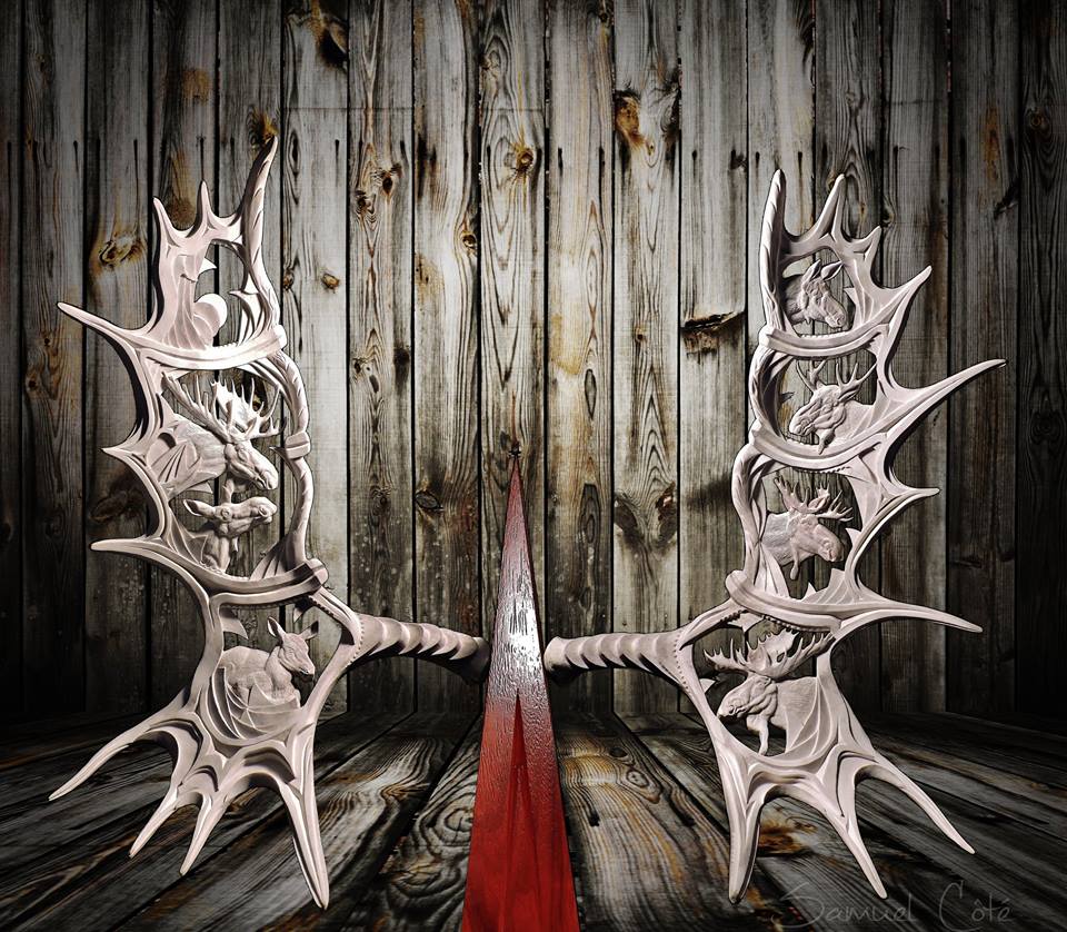 This 20-Year-Old's Moose Antler Art is Unbelievable - Wide Open Spaces