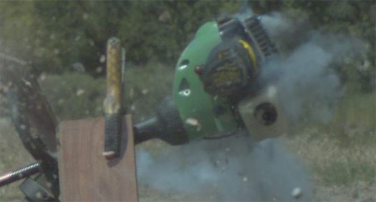 What Happens When You Shoot a Weed Eater With a Shotgun Slug? - Wide ...