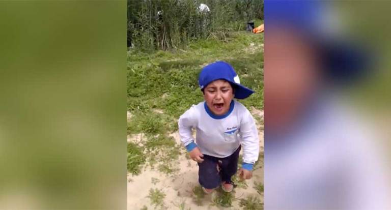 Kid Goes Completely Nuts on Video After Losing a Fish - Wide Open Spaces
