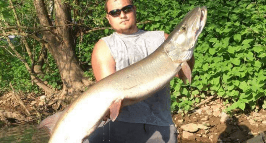 Man Stands in Cold Water for Hours Waiting for His Record Musky to be ...