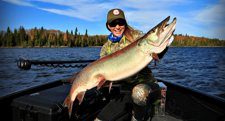 10 Muskie Huntresses Show Us Some BIG Fish They've Battled - Wide Open ...