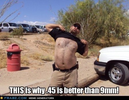 SUNDAY GUNDAY: 8 Vicious Memes About the War Between 9mm and .45 ACP ...