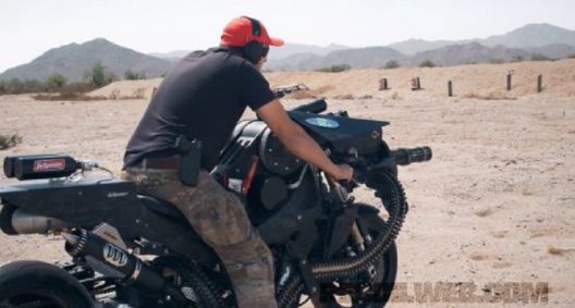 Minigun Mounted on Motorcycle is Badass to the Bone [VIDEO] - Wide Open ...