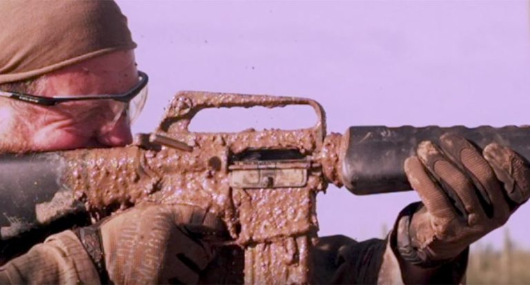 Mud Testing a Vietnam Era M16/AR15 Rifle - Wide Open Spaces
