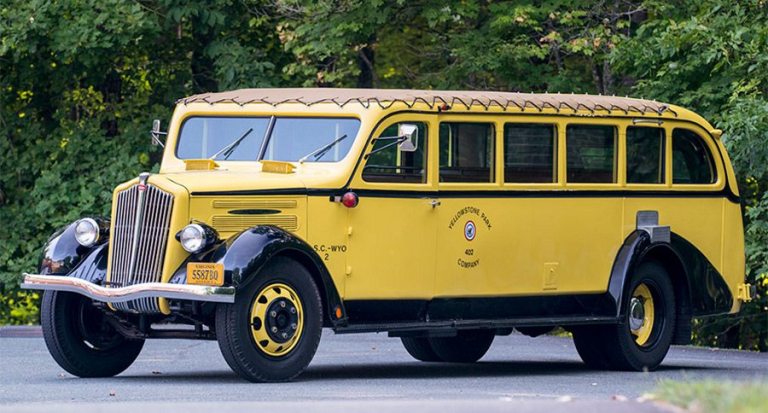 You Can Actually Bid on This 1937 Yellowstone Tour Bus - Wide Open Spaces