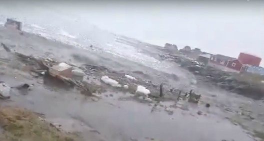 Rare Video: Mega-Tsunami Makes Landfall at Greenland Fishing Village ...