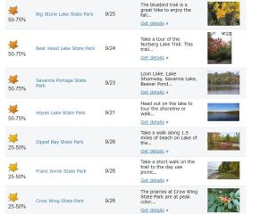 Minnesota DNR Has An Awesome Way to Track Changing Colors of Fall ...