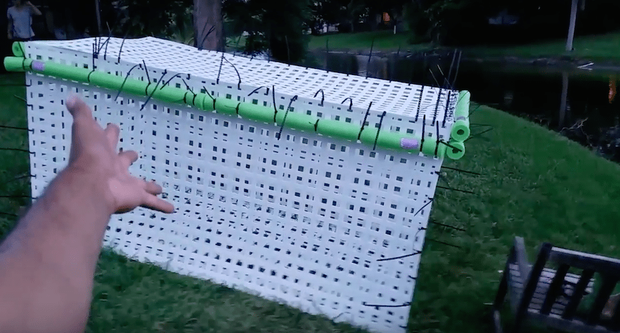 Guy Builds Massive Fish Cage to Keep His Pets Safe From Irma - Wide ...