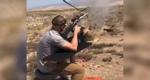 How Dry Ice Reacts to a .50 BMG Shot is EPIC! - Wide Open Spaces