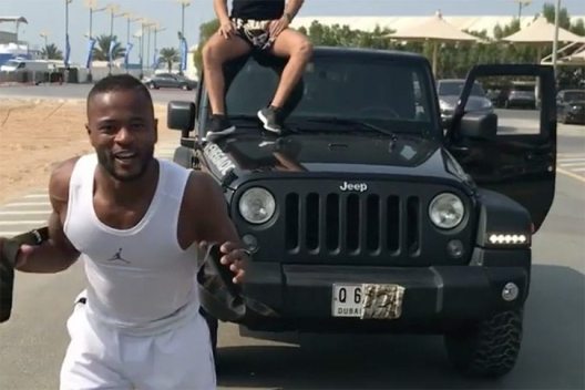Soccer Player Proves His Dedication By Pulling a Jeep - Wide Open Spaces