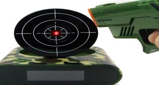 For the Gun Owner Who Has Everything: The Pistol Alarm Clock - Wide ...