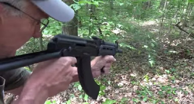 Hickok45 Blasts Away with a Full-Auto Draco AK-47 - Wide Open Spaces