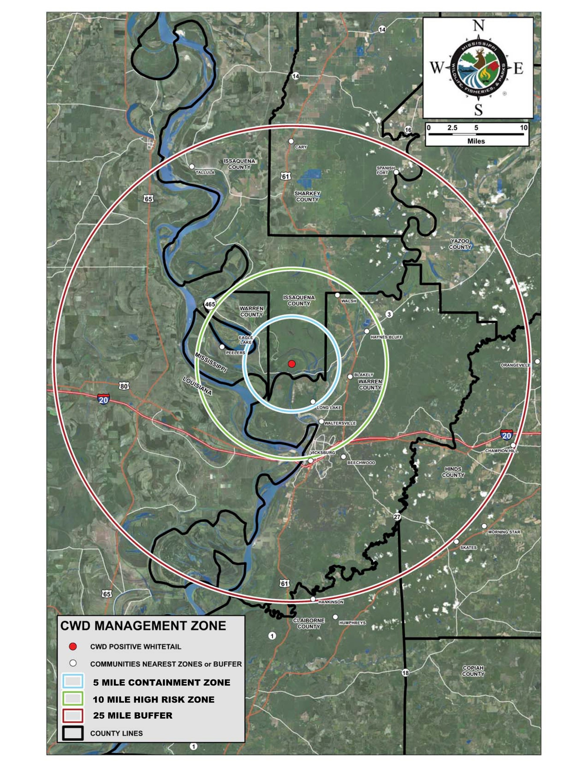 Mississippi Finds Its First Case of CWD in Deer Near Louisiana Border ...