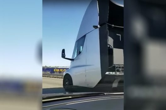Tesla Semi-Truck Spotted Out in the California Wild - Wide Open Spaces