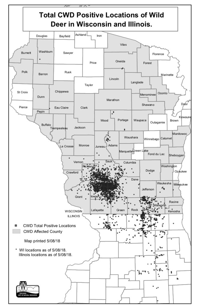 Here's What Worries Us About the Latest CWD Map - Wide Open Spaces