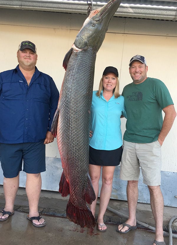 Texan Bags Alligator Gar That Approached the New World Record - Wide ...
