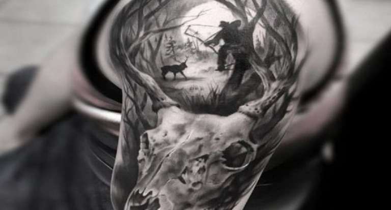 20 Great Hunting Tattoos You'll Want to Get - Wide Open Spaces