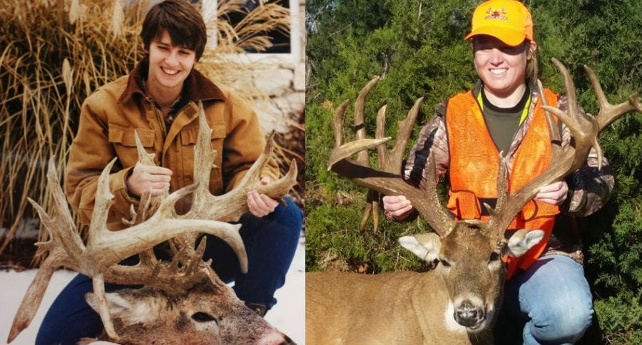 #WhitetailWednesday: 10 of the Biggest Bucks Ever Taken by Women - Wide ...