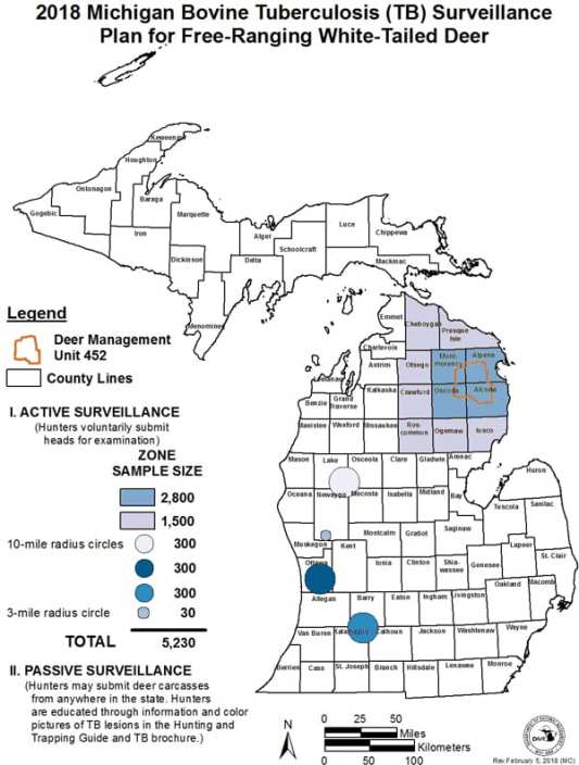 Michigan Continues to See Positive Tests for Bovine Tuberculosis, Asks ...
