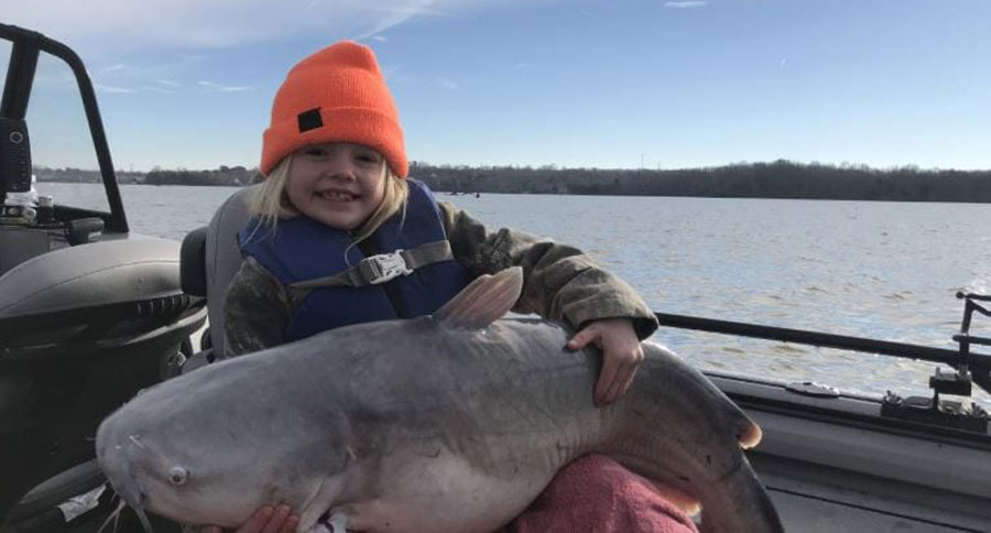 6-Year-Old Girl Lands Monster 58-Pound Catfish - Wide Open Spaces
