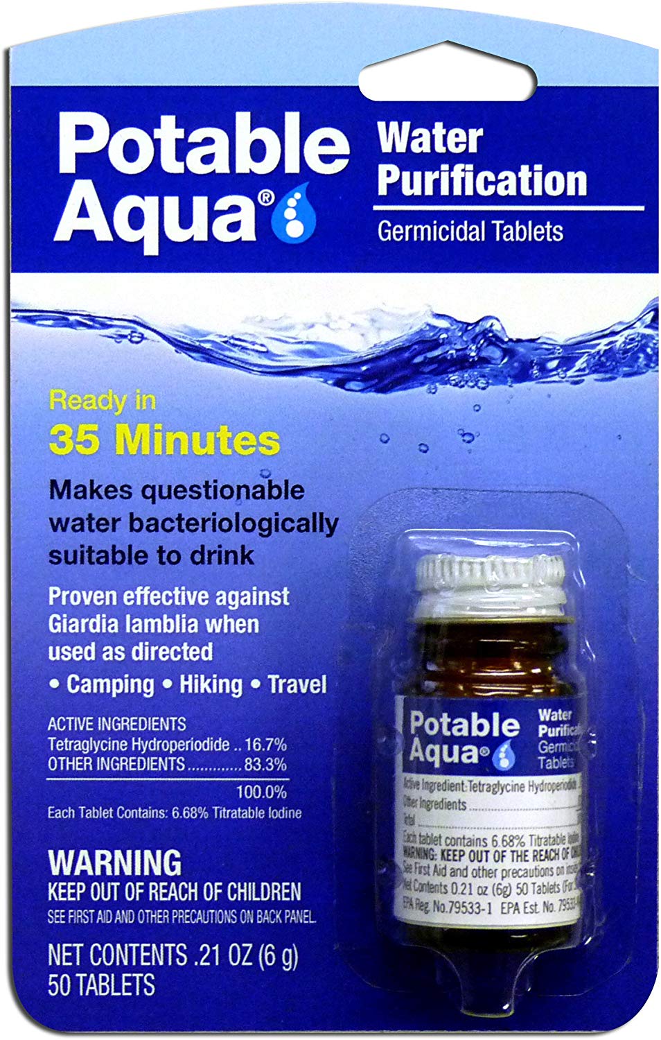 8 Water Purification Tablets and More for Sanitized Drinking Water ...