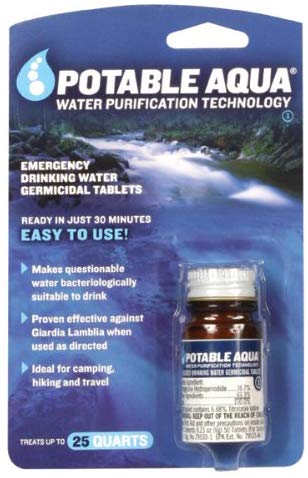 8 Water Purification Tablets and More for Sanitized Drinking Water ...