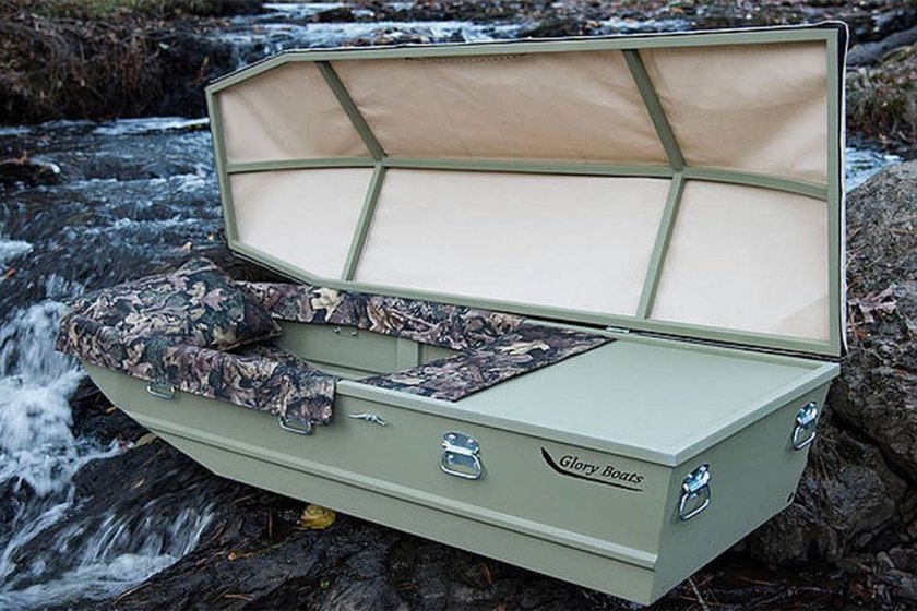 Jon Boat Casket: Now the Deceased Can Fish for Eternity - Wide Open Spaces