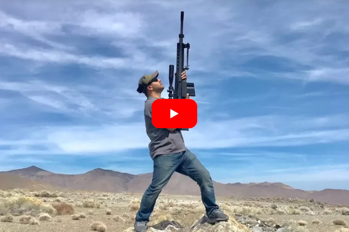 Man Shoots .50 Cal Straight Up to See How Long It Takes Bullet to Fall ...