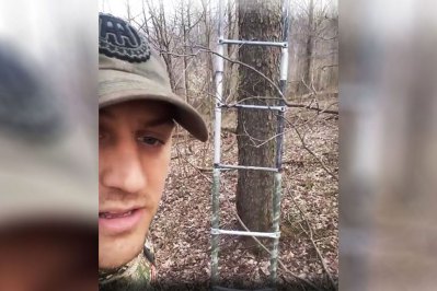 How to Turn a Step Ladder Into a Portable Hunting Stand - Wide Open Spaces