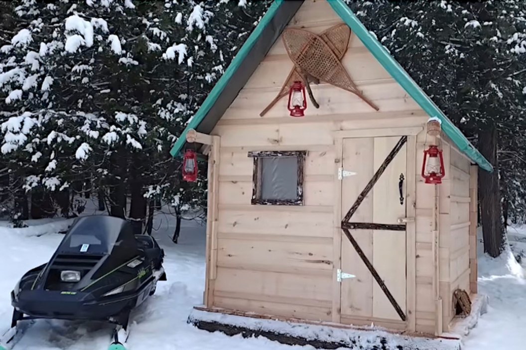 Tiny Pop-Up Cabin Will Catch Every Outdoorsman's Eye - Wide Open Spaces