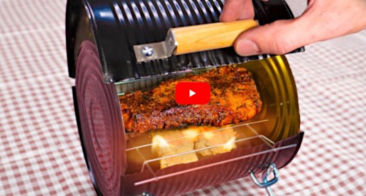 How to Transform an Old Can into a Tiny BBQ Grill - Wide Open Spaces