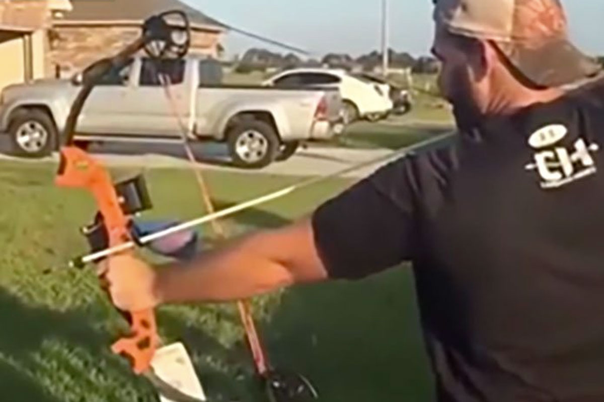 Man Learns Why You Don't Dry Fire a Bow the Hard Way - Wide Open Spaces