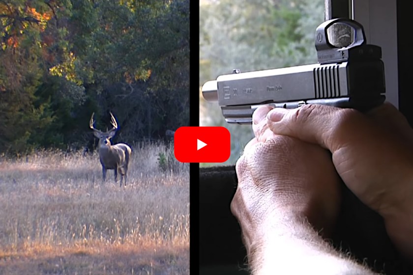 Keith Warren Smokes a Big Buck at 55 Yards Using a Glock 20 - Wide Open ...