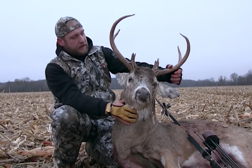Curious Young Buck Puts His Nose Right on Hunter's Gun Barrel - Wide ...