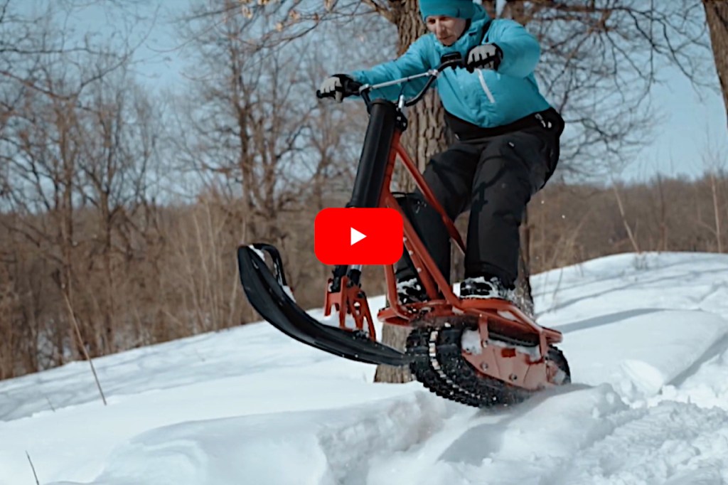 Outdoor Gear We Want: The Snow Scooter Electric Snowmobile - Wide Open ...