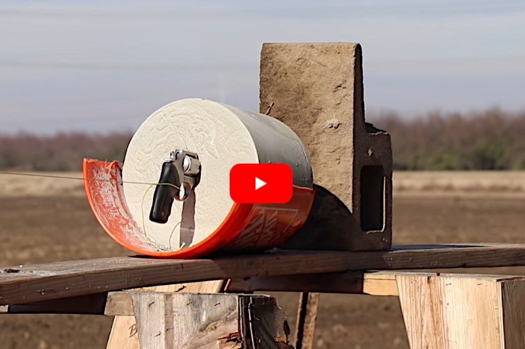 Interesting Experiment Tries Shooting Handguns Encased in Hardened ...