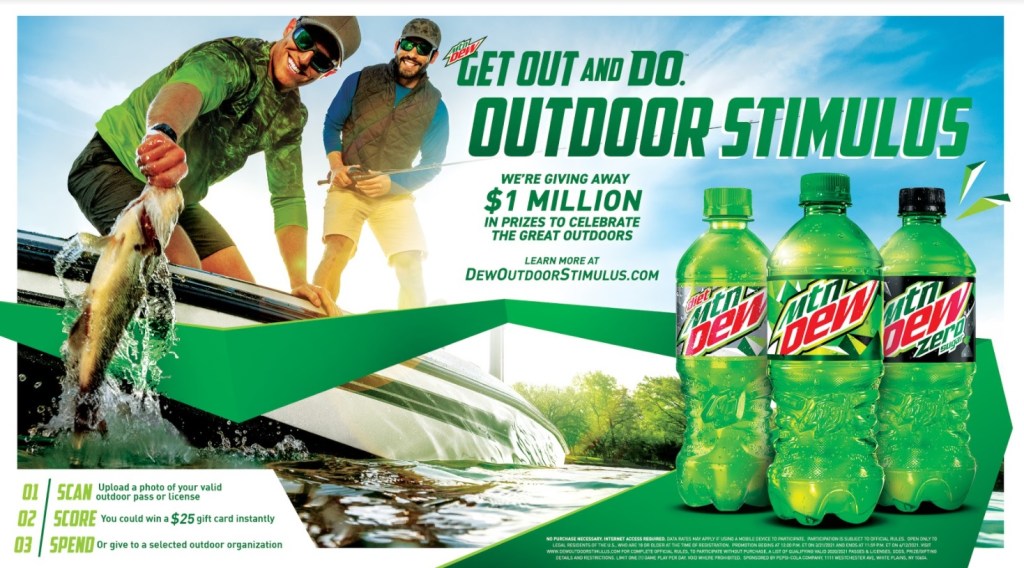 Mountain Dew Giving Away $1 Million in Prizes For "Great Outdoor ...