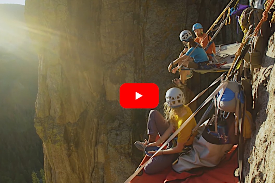 Cliff Camping on a Sheer Rock Face is Not For the Faint of Heart - Wide ...