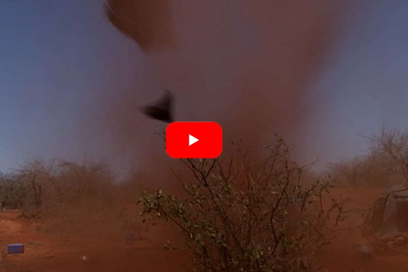 Dust Devil Rips Through Filmmaker's Campsite, Sending Tents Flying ...