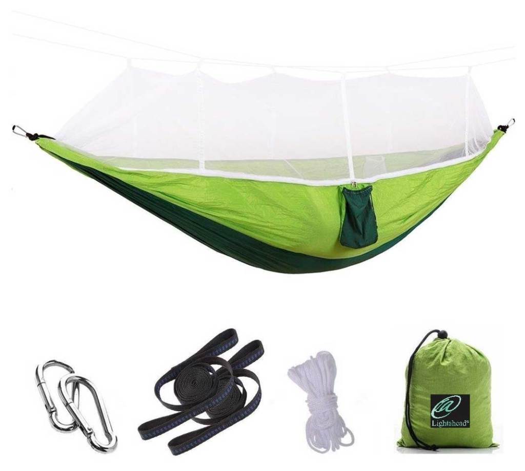 This Portable Camping Hammock Has a Built-in Mosquito Net to Keep Pesky ...