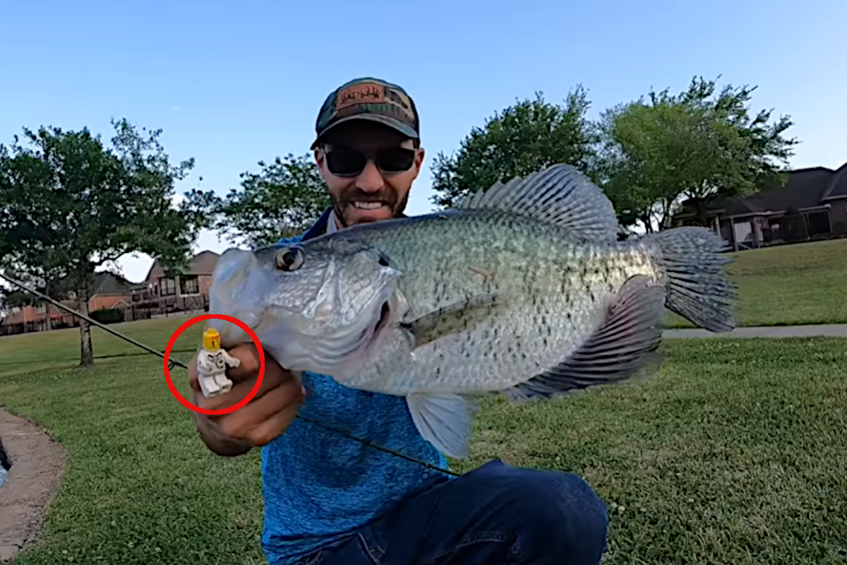 Angler Uses Lego Figure as Lure, Unexpectedly Lands Big Crappie - Wide ...